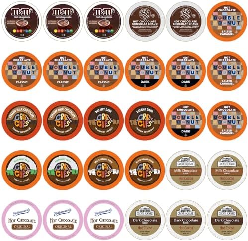 Amazon.com: Perfect Samplers Hot Chocolate Single Serve Cups For Keurig ...