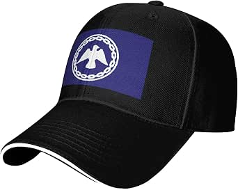 Amazon.com: Mohawk Peace Flag Baseball Cap Women Men Sun Hat Adjustable ...