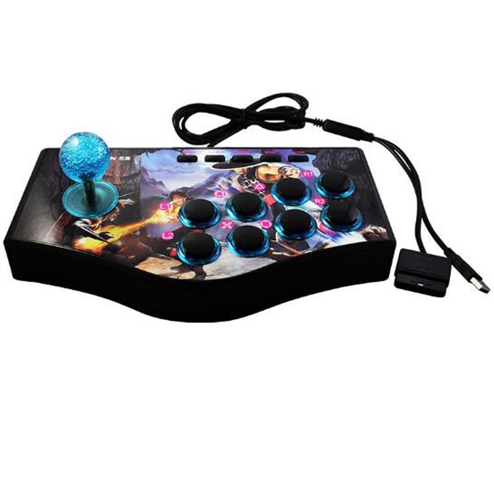 Amazon.com: SUNCHI 3 in 1 Arcade Fight Stick Fighting Joystick Game ...