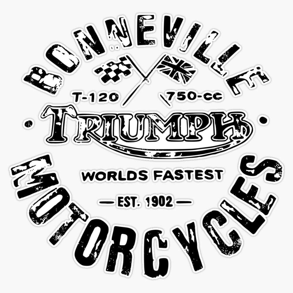 Amazon.com: HOF Trading Vintage Triumph Motorcycles Est 1902 Vinyl ...
