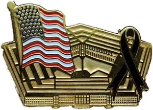 Amazon.com: United States Pentagon 9-11 Building Lapel Pin: Brooches ...