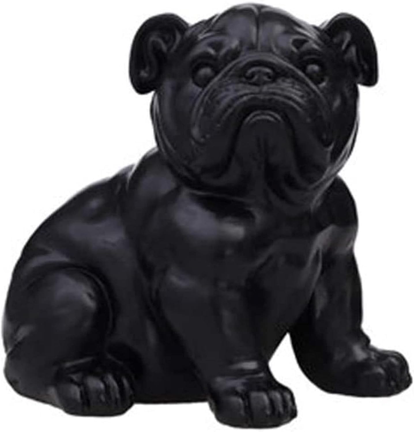 Amazon.com: HANDIYA Sculpture Crafts Resin Animal Sculpture Bulldog ...