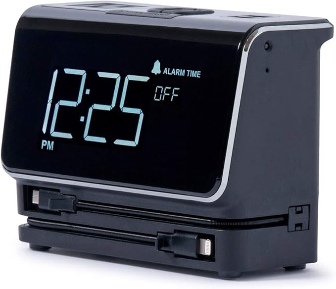 Amazon.com: Kube Essentials Power Hub Alarm Clock Fast Charge Devices ...