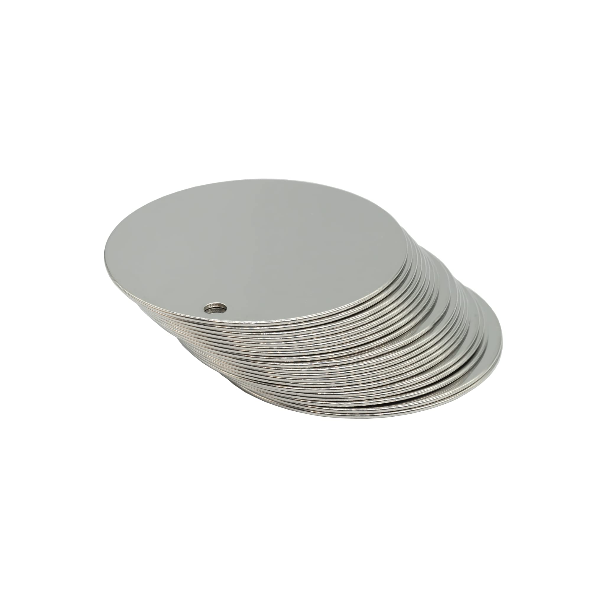 Snapklik.com : StayMax 2 Inch Round Metal Engraving Blanks Stamping Blanks