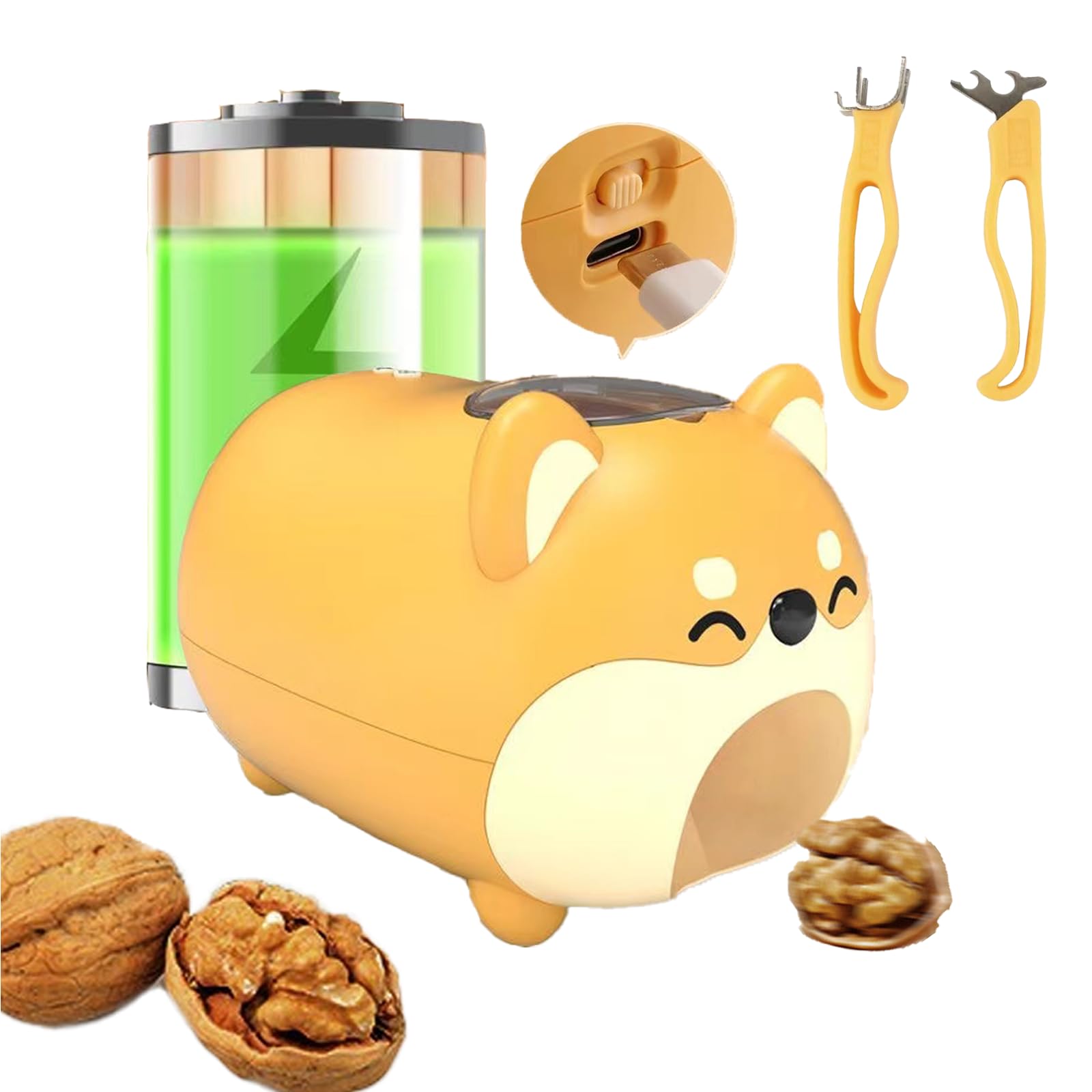 Amazon.com: Pecan Cracker Tool, Automatic Nut Cracker Tool, with 3 ...