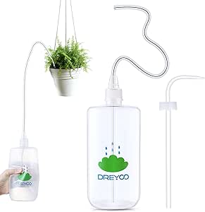 Amazon.com : Dreyoo 32 oz(1000ml) Plant Water Bottle for Hanging Plants ...