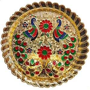 Buy Aadittral Plastic Pack of 1 Handicrafts Tika Chopra Meenakari Work ...