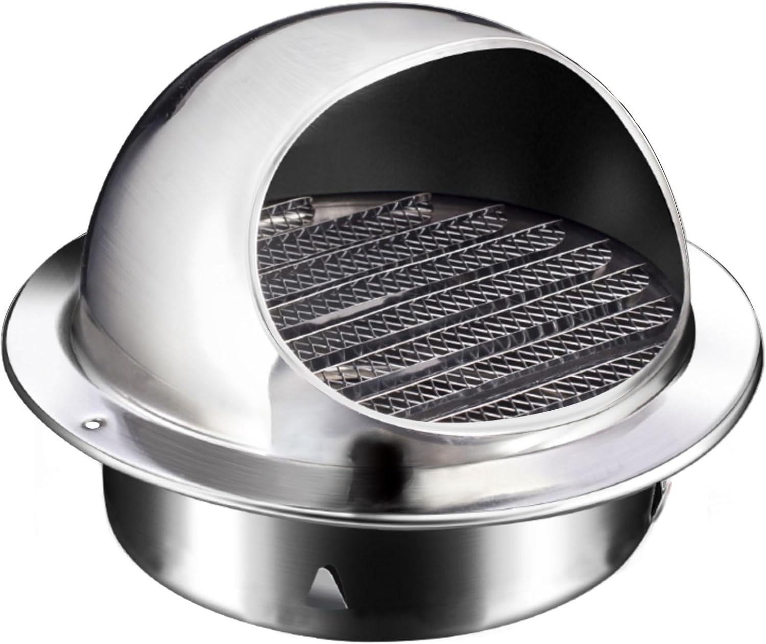 Amazon.com: 6 Inch Dryer Vent Cover Metal Stainless Steel Round Wall ...