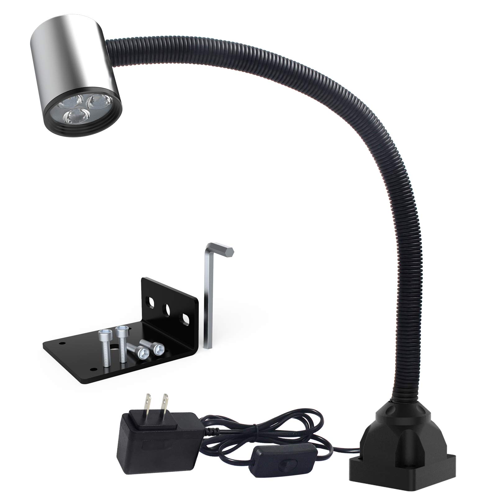 Led Machine Work Light, IP65 Water Proof Flexible Gooseneck Lamp 900 ...