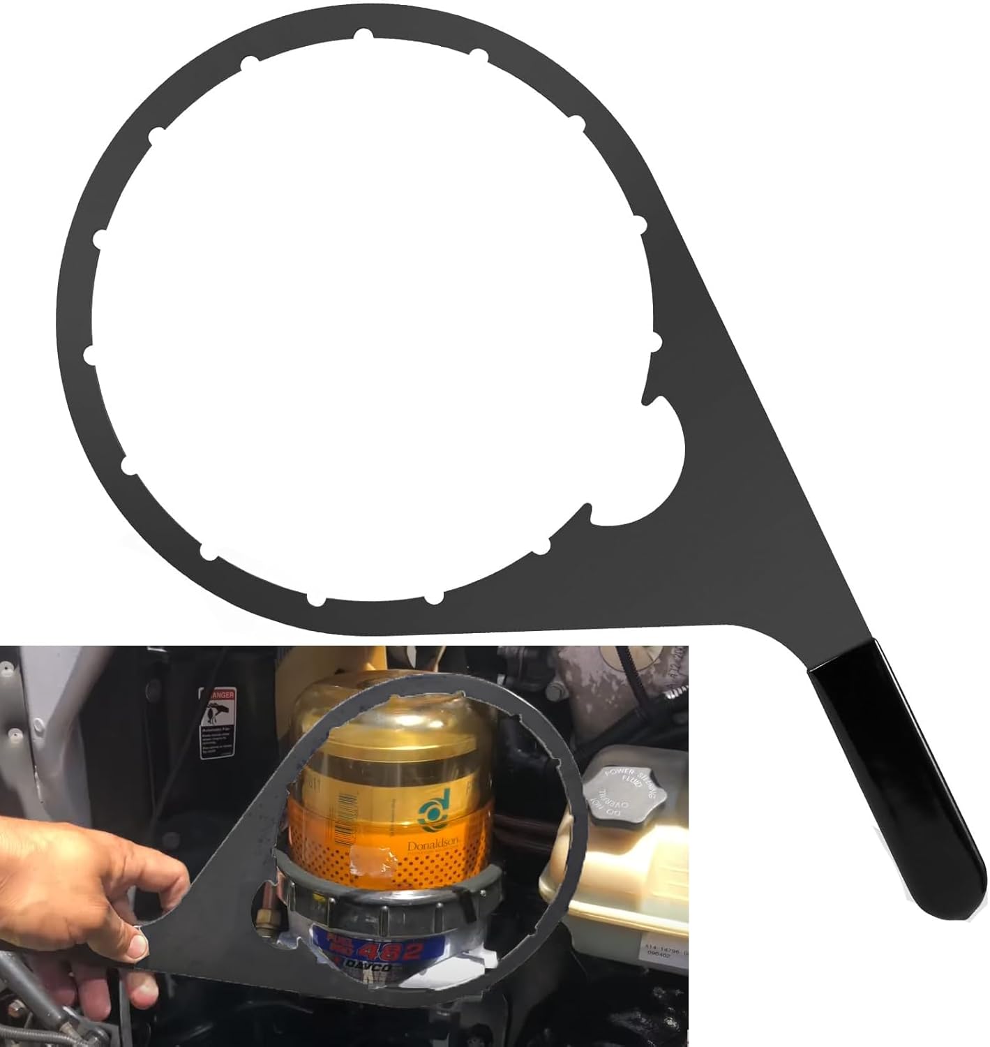 Amazon.com: 8" Oil Fuel Filter Wrench for Davco 482017 vent cap/Filter ...