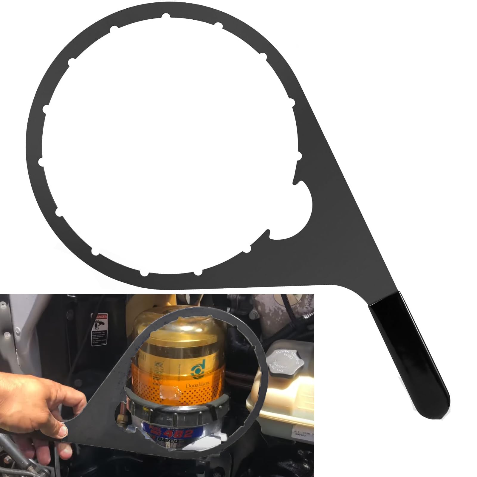 Amazon.com: 8" Oil Fuel Filter Wrench for Davco 482017 vent cap/Filter ...
