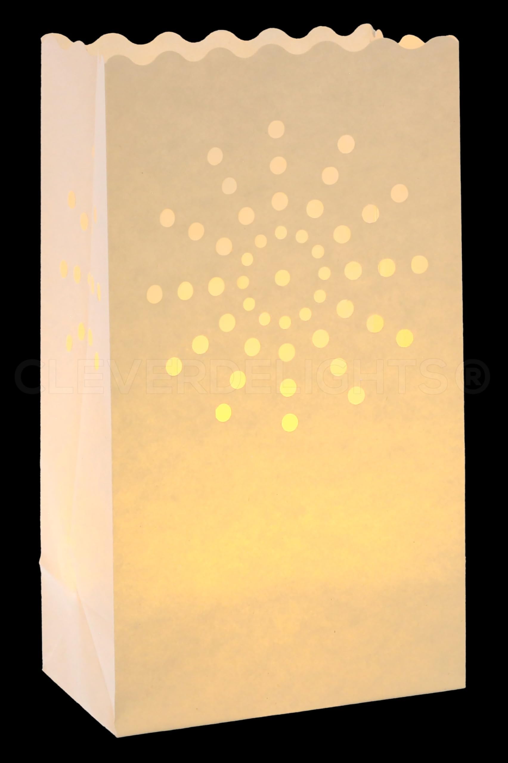 Amazon.com: CleverDelights White Luminary Bags - 50 Pack - Wedding ...