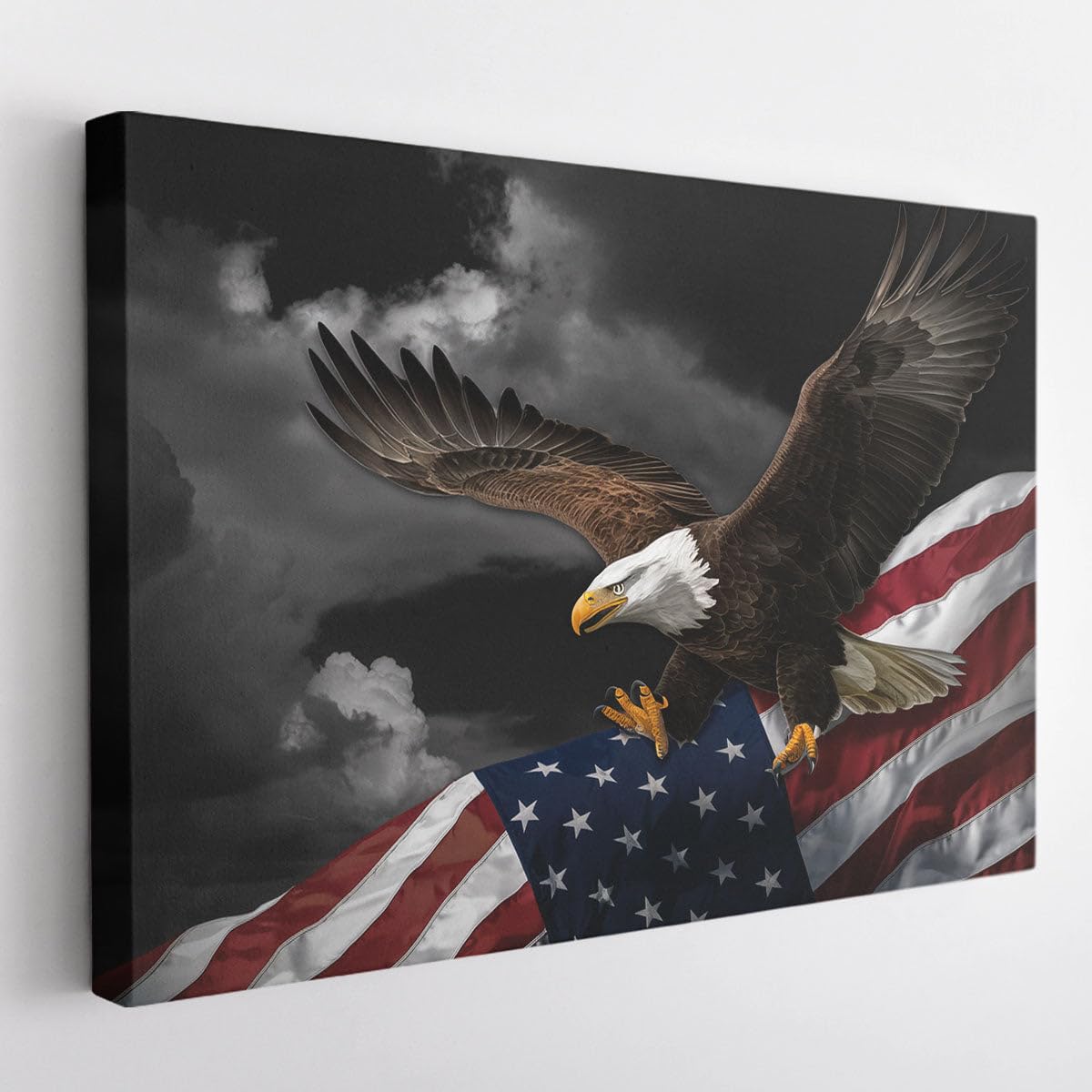 Eagle And Flag Background Army Military Fighter Jets With Eagle And