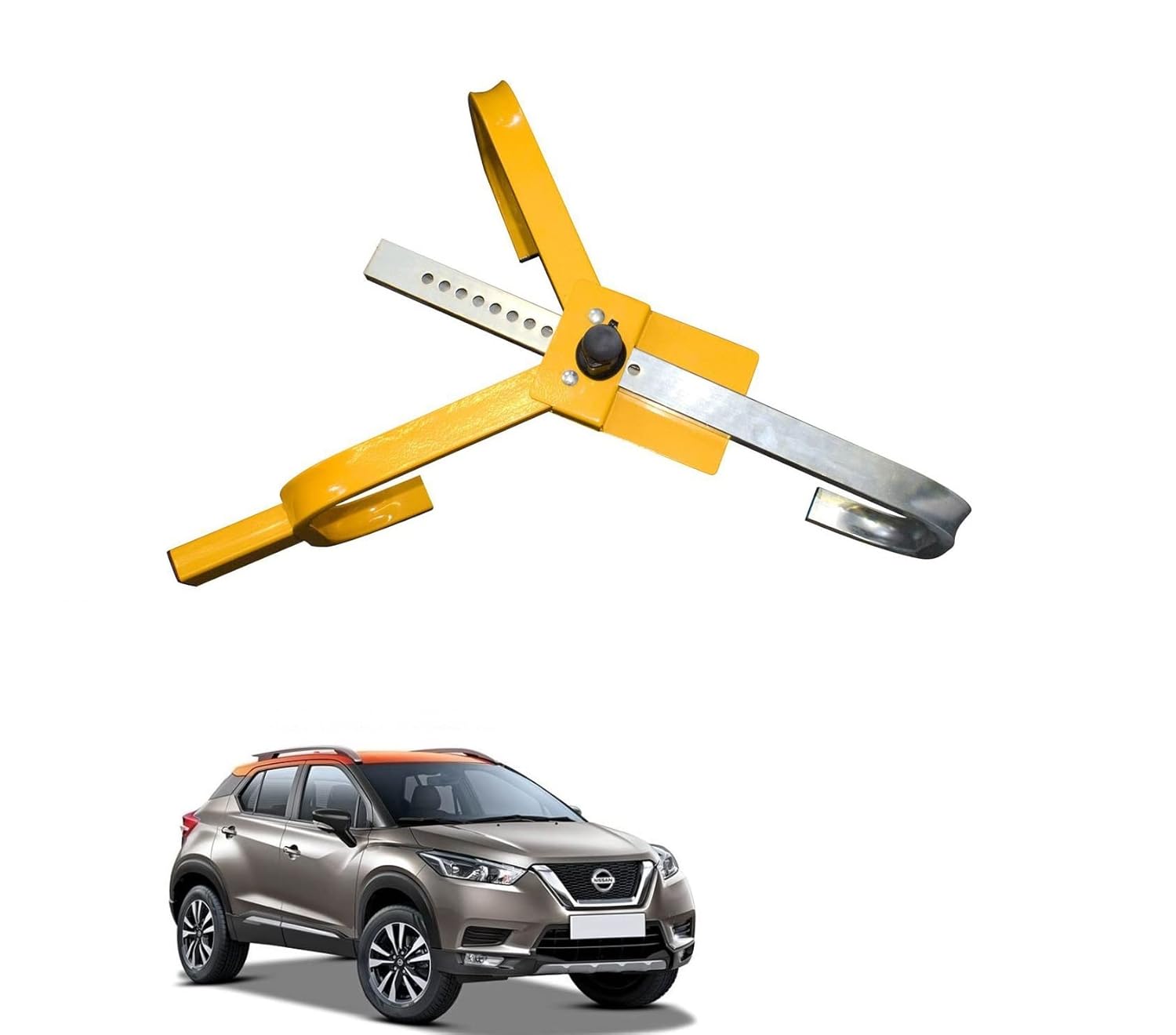 Auto Addict Car Wheel Lock Full Cover Anti Theft Clamp Heavy Duty SUV ...