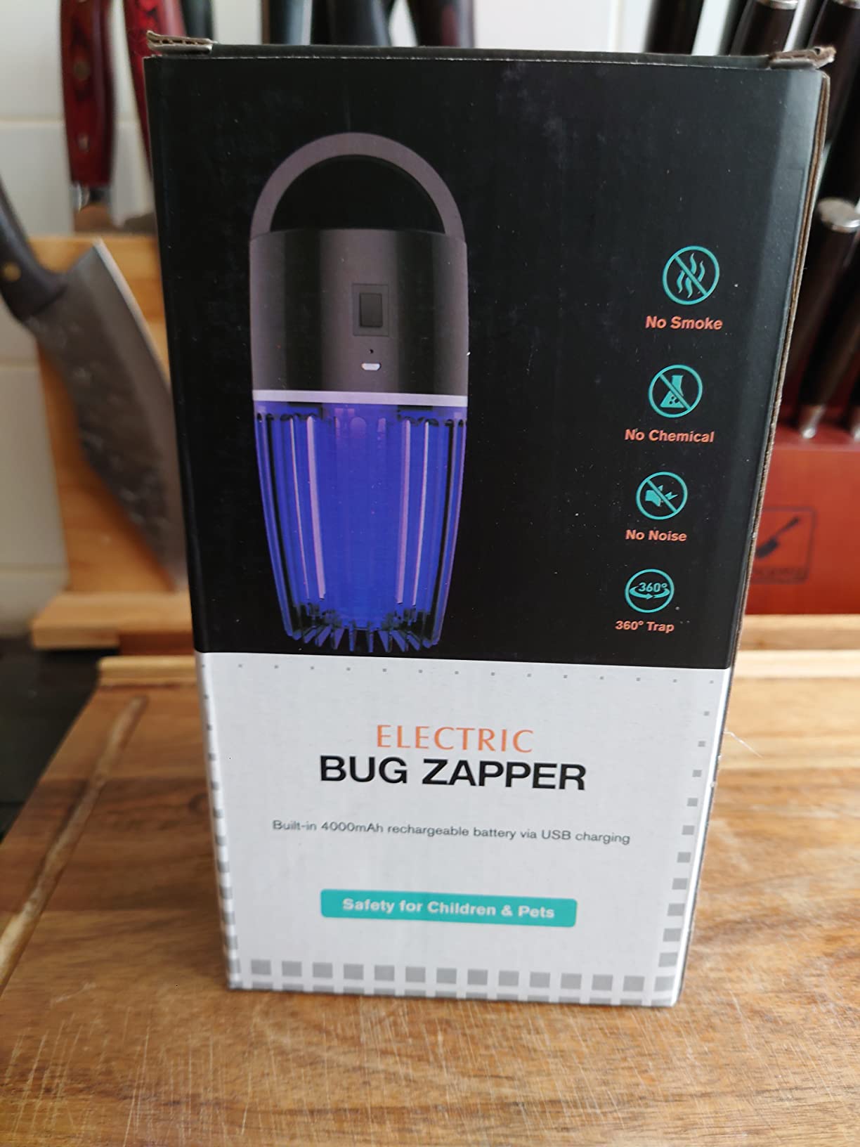 Mosquito Killer Lamp, Efficient Bug Zapper Electric Fly Zapper, Electric Fly Killer Fly Catcher ...