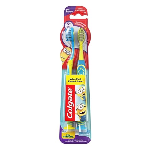 Amazon.com: Colgate Kids Minions Toothbrush, 2 Count