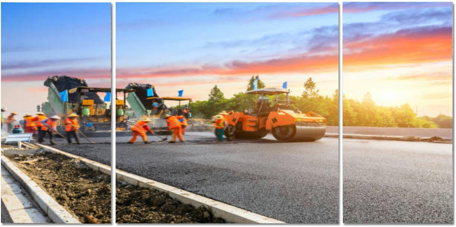 Asphalt Paving Artwork