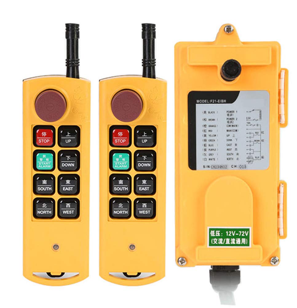 Buy NEWTRY Low Voltage 12-72V Industrial Hoist Crane Wireless Remote ...