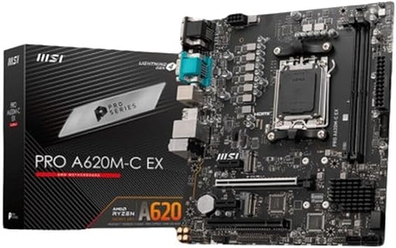 Amazon.com: MSI Motherboard Pro A620M-C EX AMD A620 : Electronics
