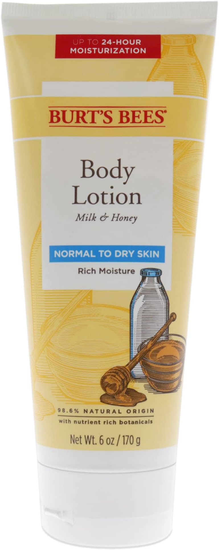 Amazon.com : Burt's Bees Naturally Nourishing Milk & Honey Body Lotion ...