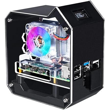 Raspberry Pi Mini Tower NAS Kit, Raspberry Pi ICE Tower Cooler with PWM ...