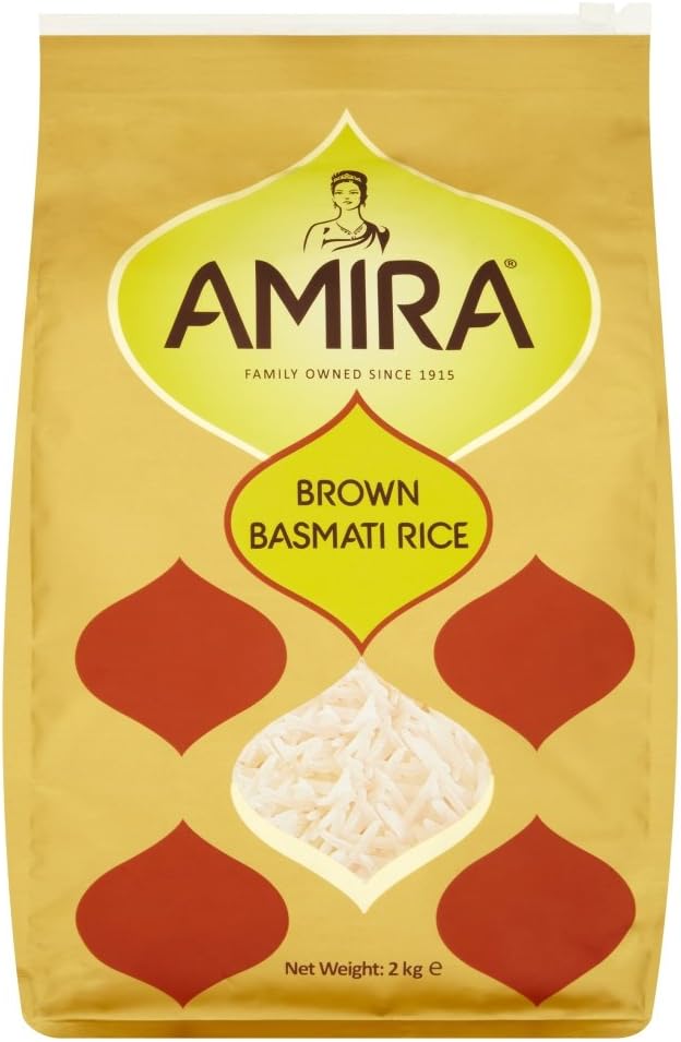 Amira Brown Basmati Rice, 2 kg : Amazon.co.uk: Grocery