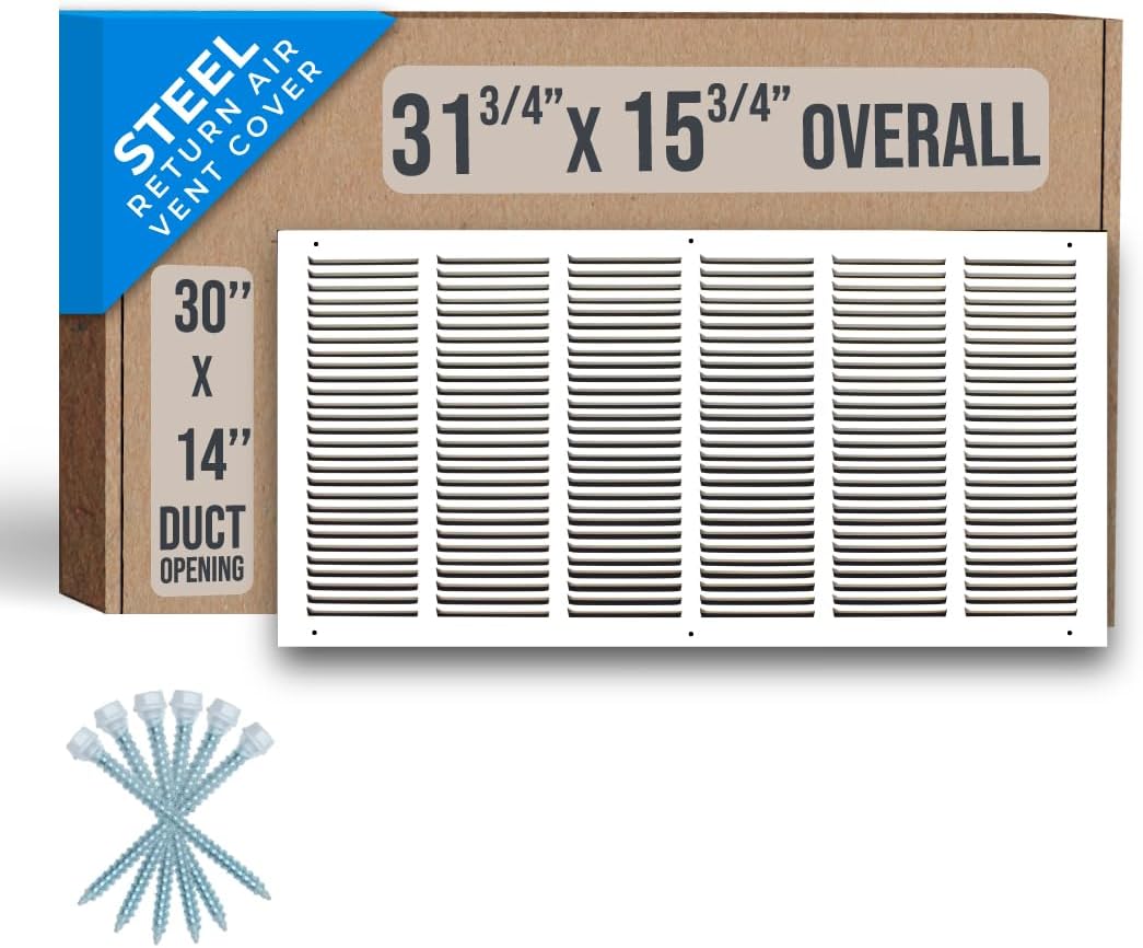 Achtek AIR Return 14"x 30" Duct Opening (16"x 32") | Heavy Cast ...
