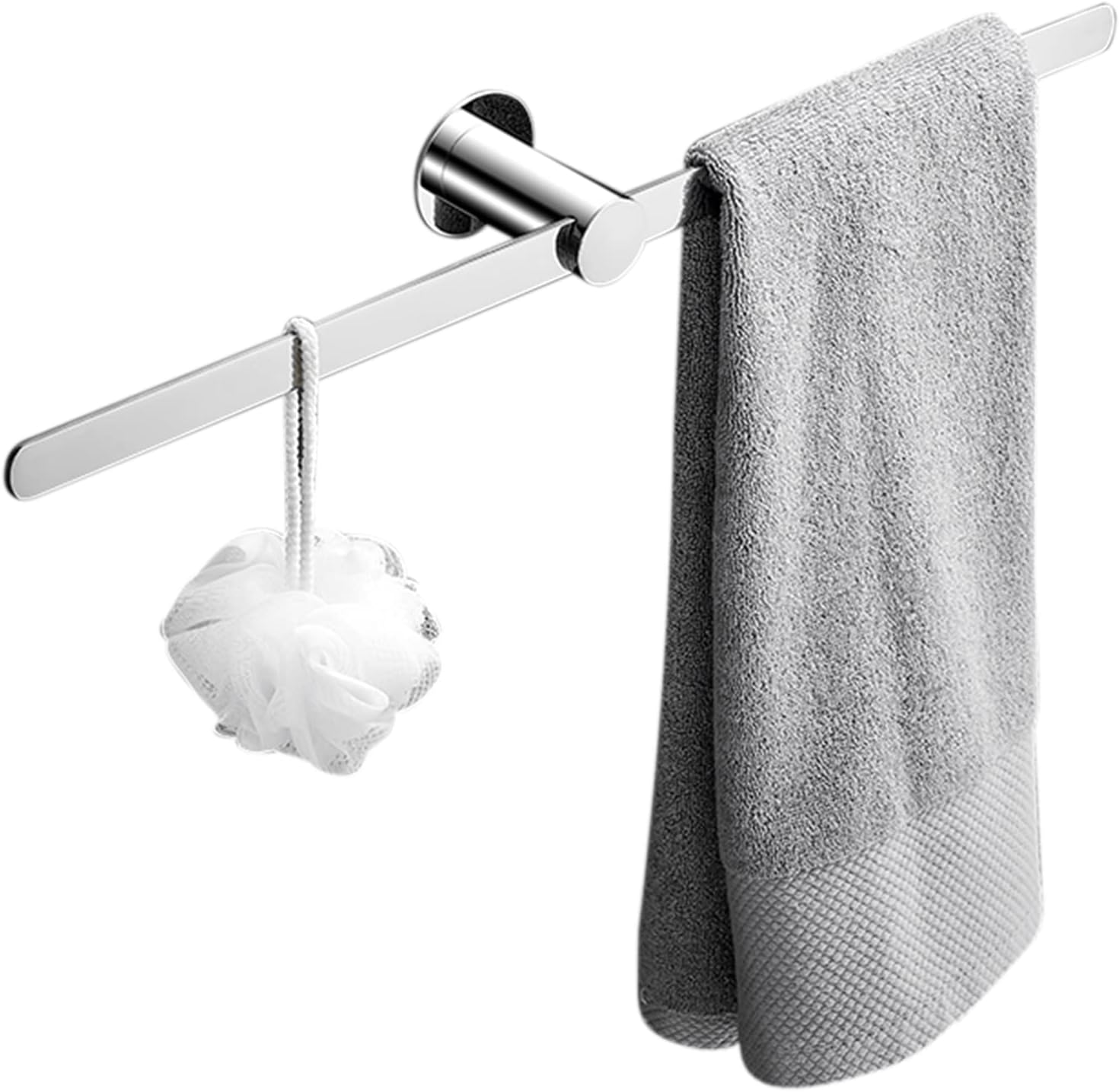 Towel Rail Adhesive Bathroom Towel Rail No Drilling Stainless Steel ...