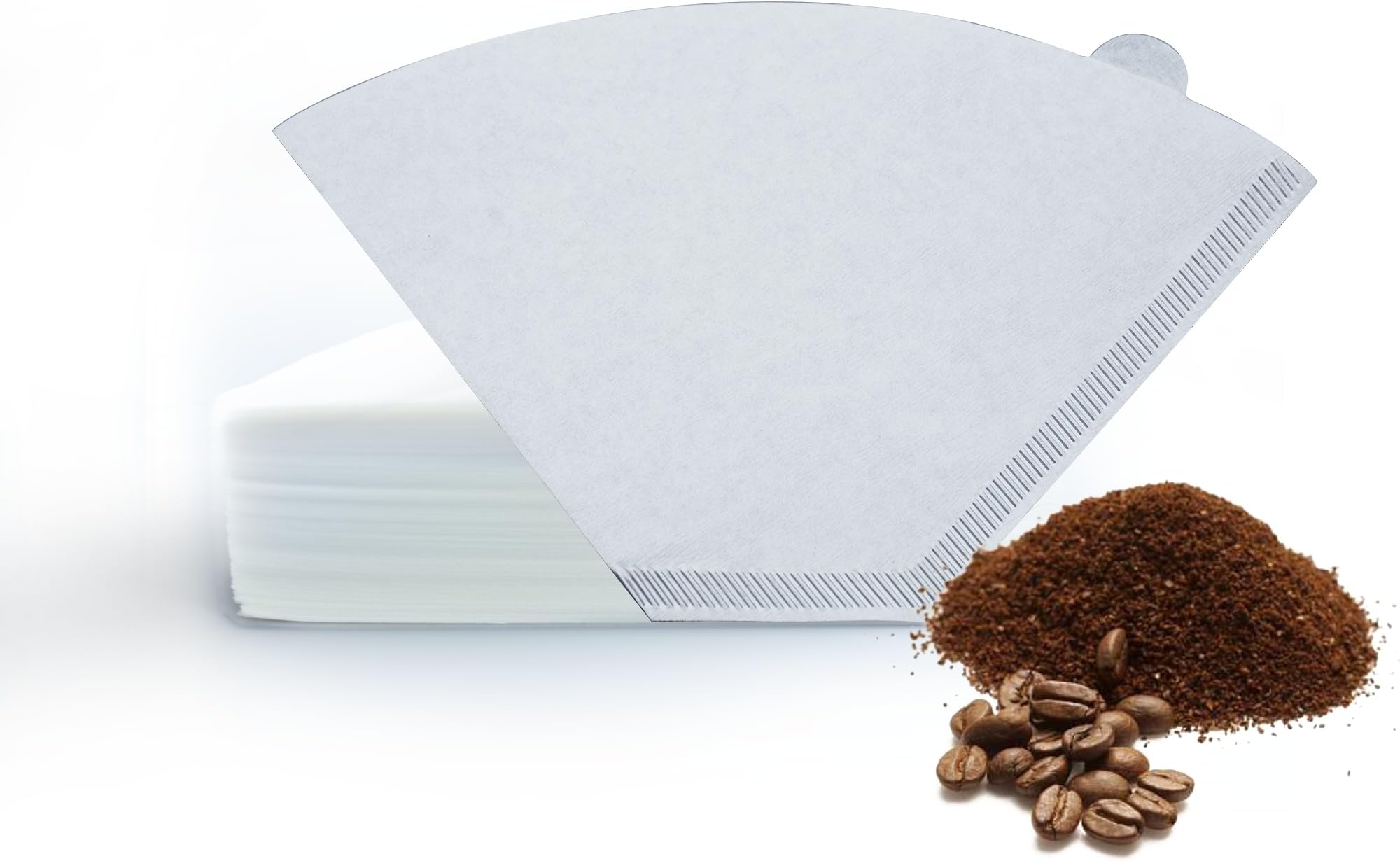 Amazon.com: avigator #102 Cone Coffee Filter, 100 Count 2-4 Cup Natural ...