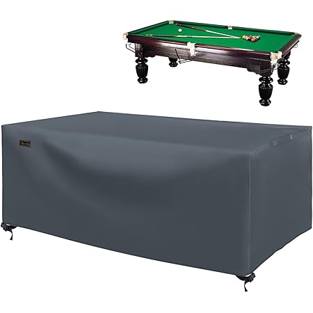 Amazon.com: POMER Pool Table Cover - 102inch Waterproof Table Cover for ...