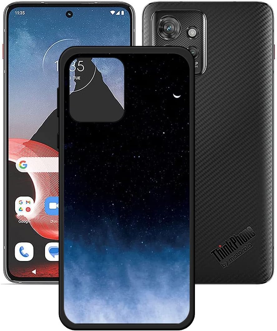 Amazon.com: TPU Cover for Motorola ThinkPhone, Black Flexible Silicone ...