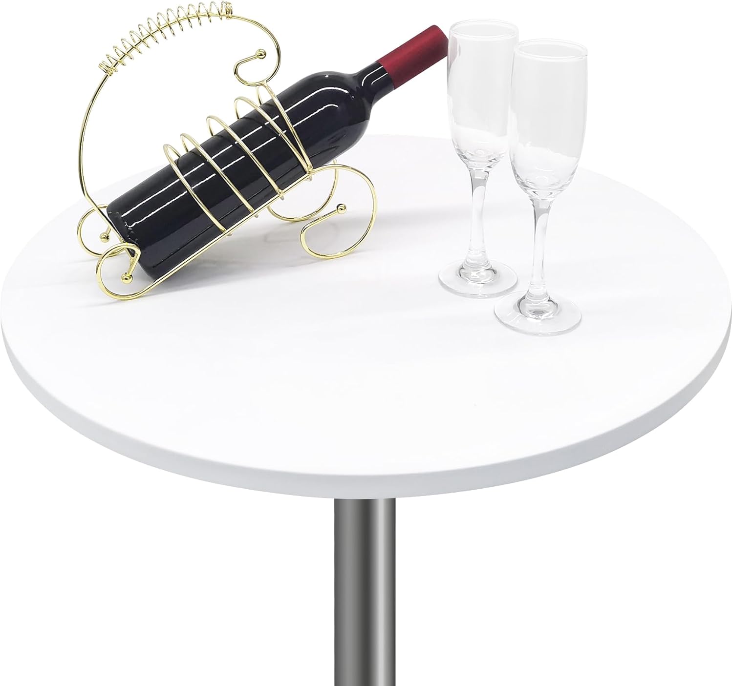 Amazon.com: Nacuci Small Round Fitted Table Cover Cocktail Table Topper ...