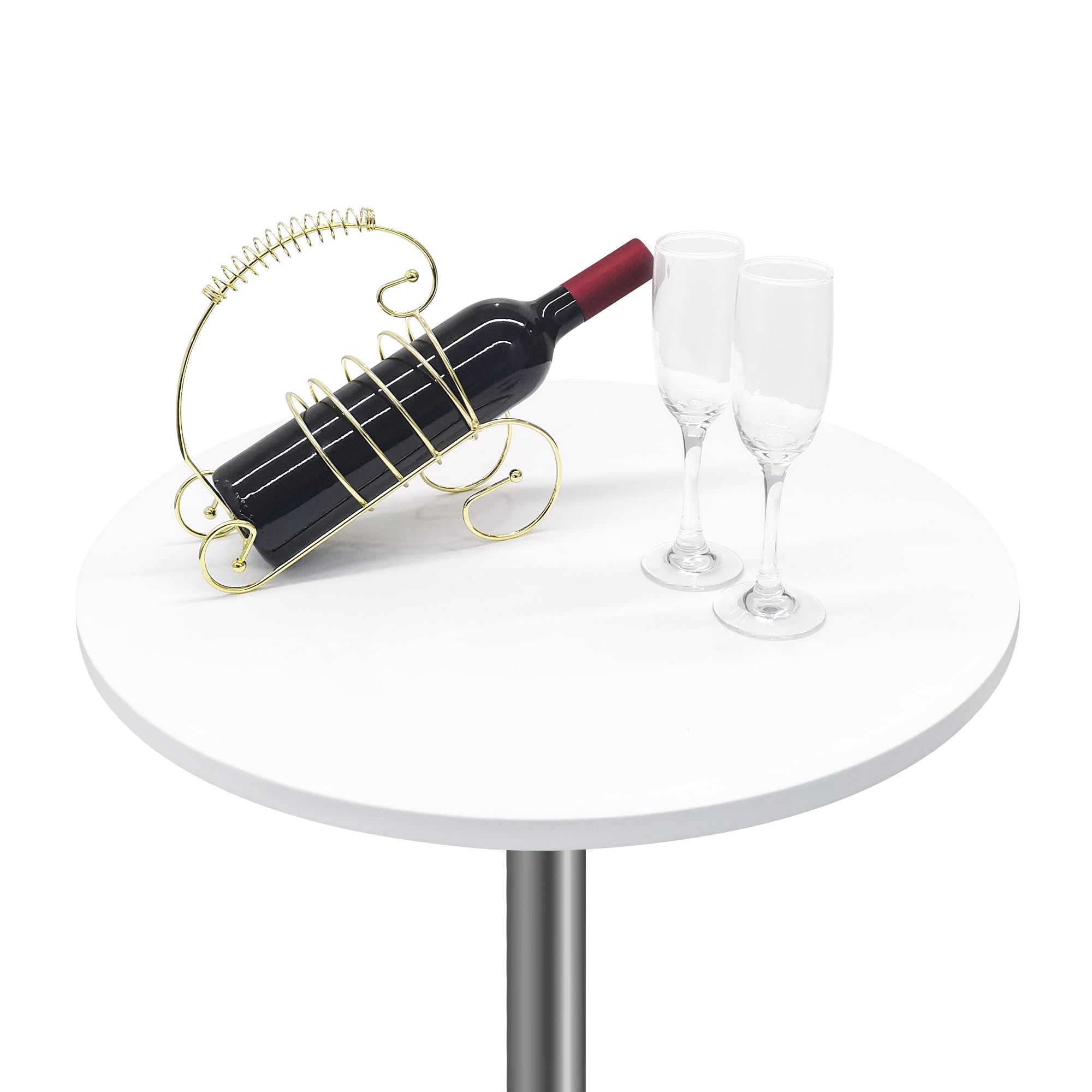 Amazon.com: Nacuci Small Round Fitted Table Cover Cocktail Table Topper ...