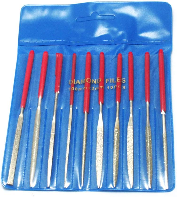Oudtinx Mini Diamond Needle File Set (10 Piece),2mm x 100mm : Amazon.ca ...