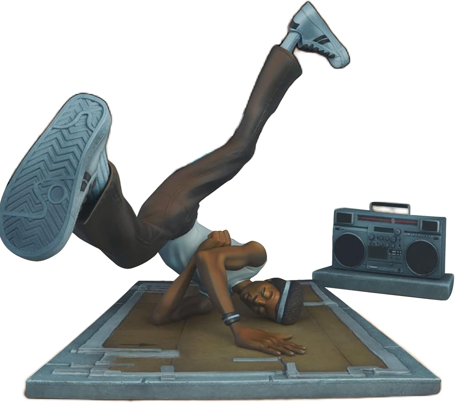 Amazon.com: Rushbom Rap Music Star Sculpture Hip Hop Element Sculptures ...