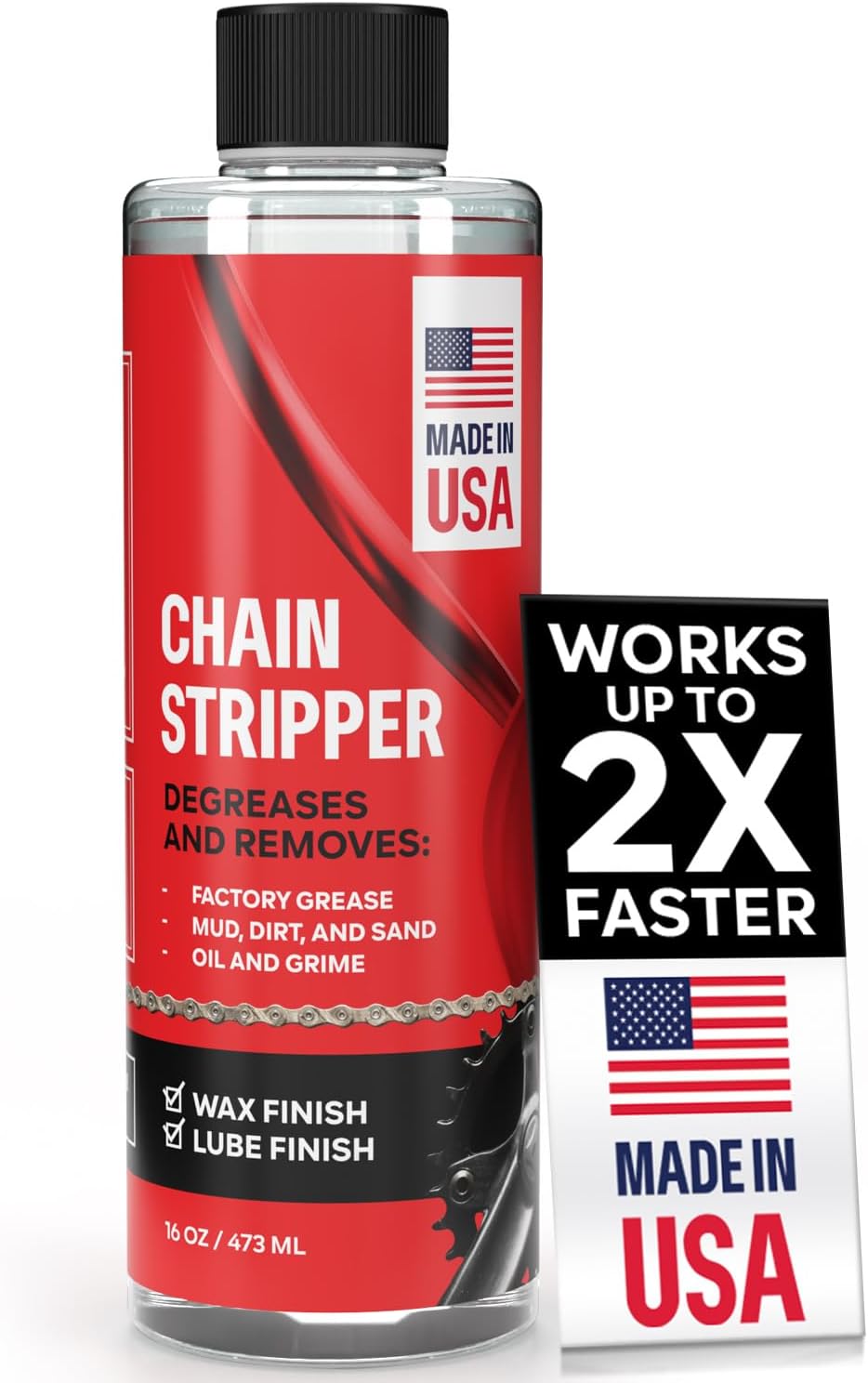 Amazon.com: Professional Bike Chain Stripper + Degreaser - 16oz Chain ...