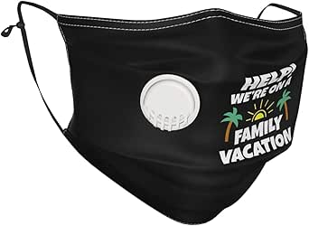 Help! We're On A Family Vacation Face Mask with Filters Mask with ...