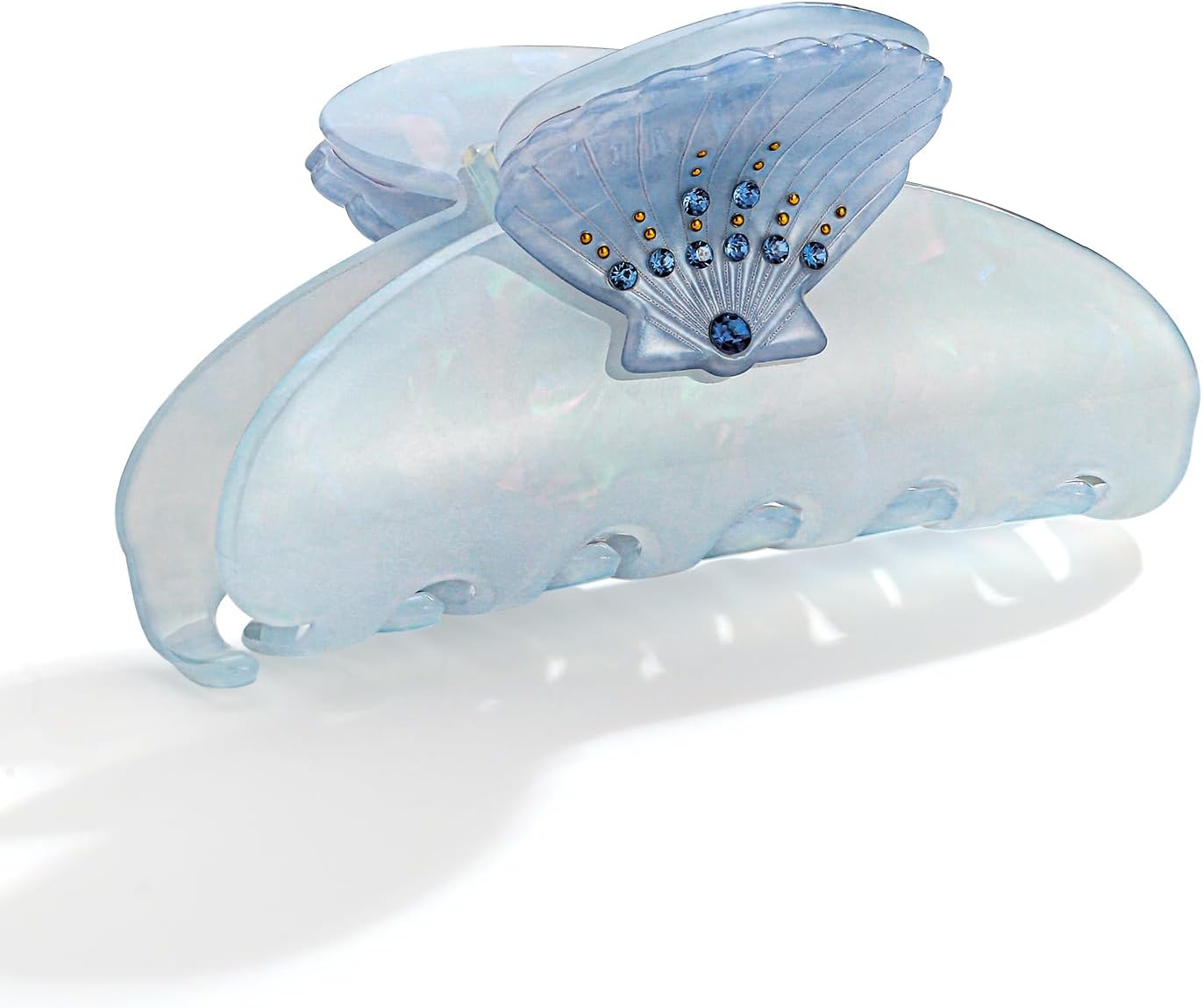 Amazon.com : LILIE&WHITE Acrylic Seashell Hair Accessories: Blue ...