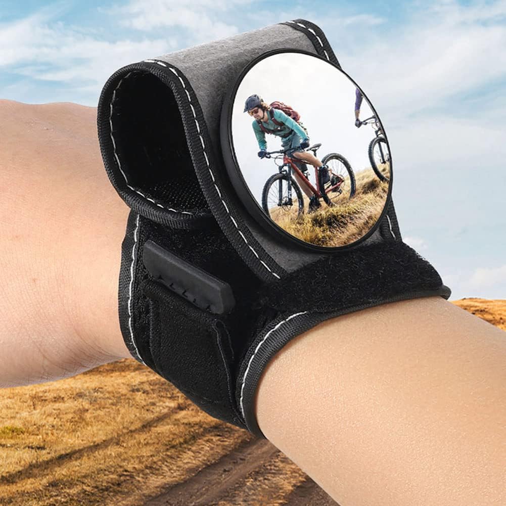 Amazon.com: Bike Wrist Mirror - 360 Adjustable Wide Angle Bicycle Back ...