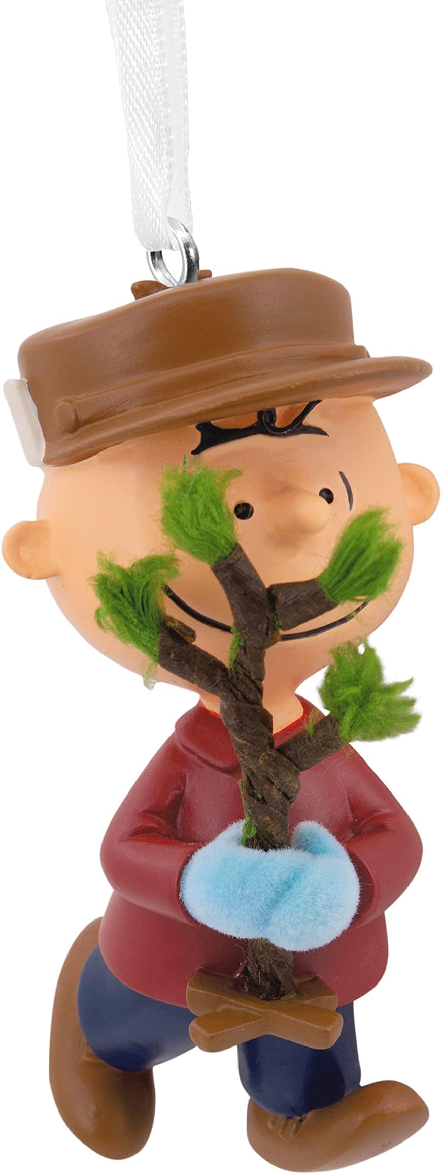 Amazon.com: Hallmark Christmas Ornament Peanuts Linus with Blue Blanket ...