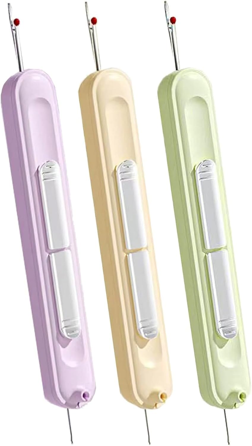 Amazon.com: 3PCS Upgraded 2-in-1 Needle Threader and Seam Ripper Tool ...
