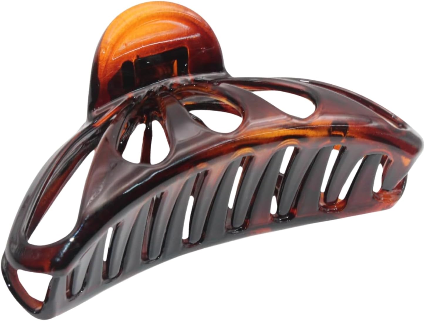 Parcelona French Large Raindrop 4'' Celluloid No Slip Grip Durable Jaw ...