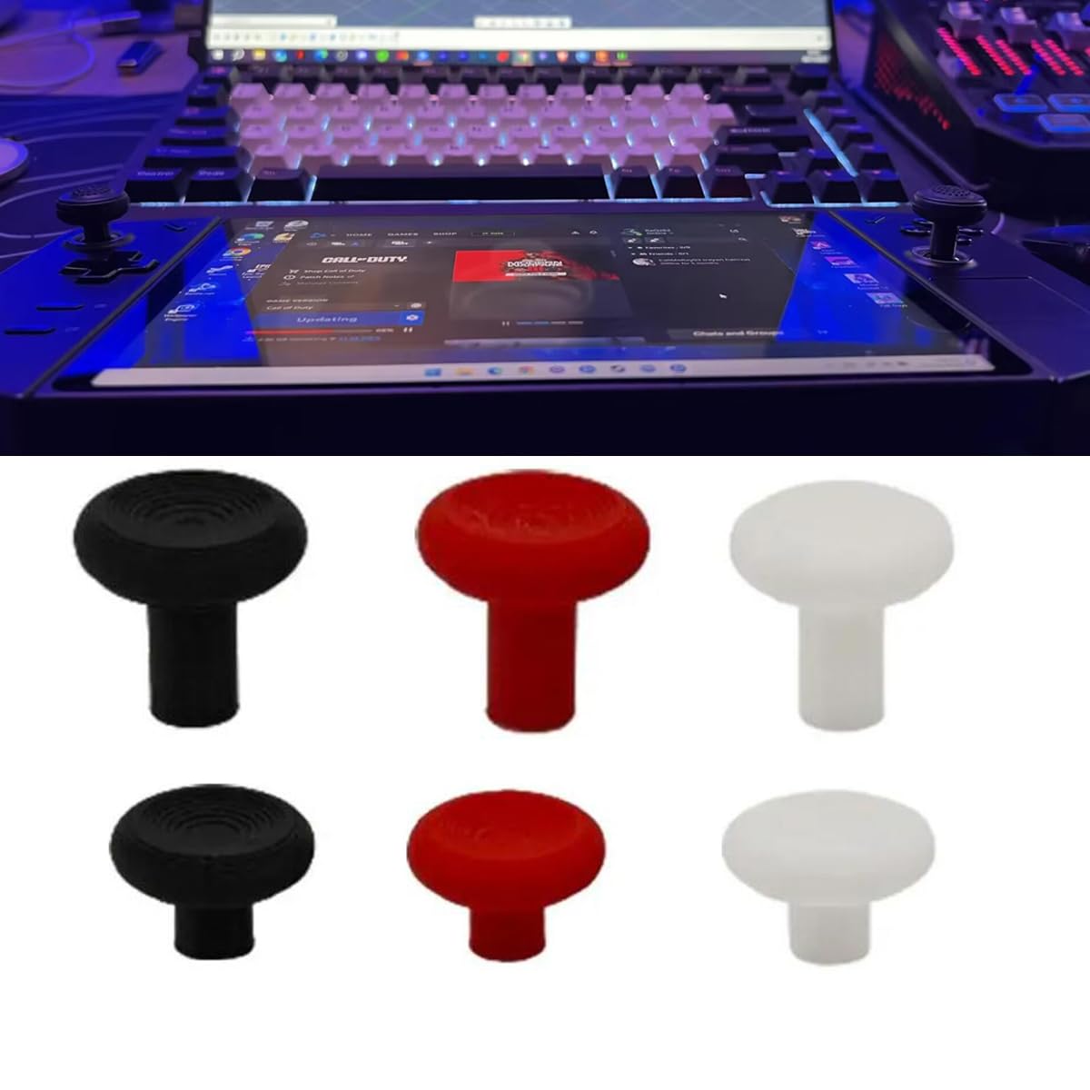 Amazon.com: for Legion Go Rocker Joystick Thumb Grip Cap Handheld Game ...