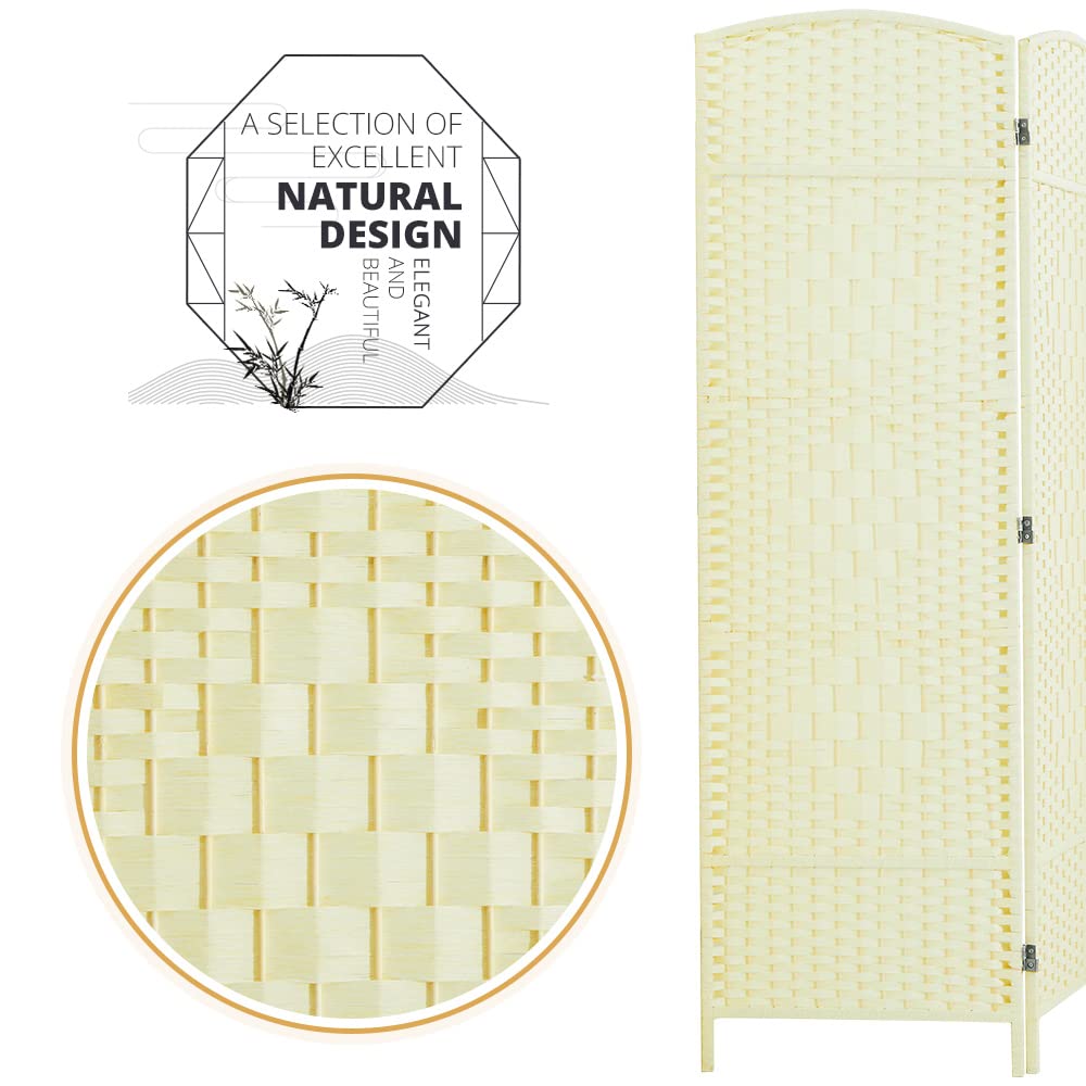 Snapklik.com : Room Divider Wall 4 Panel 6FT Room Divider Panel ...