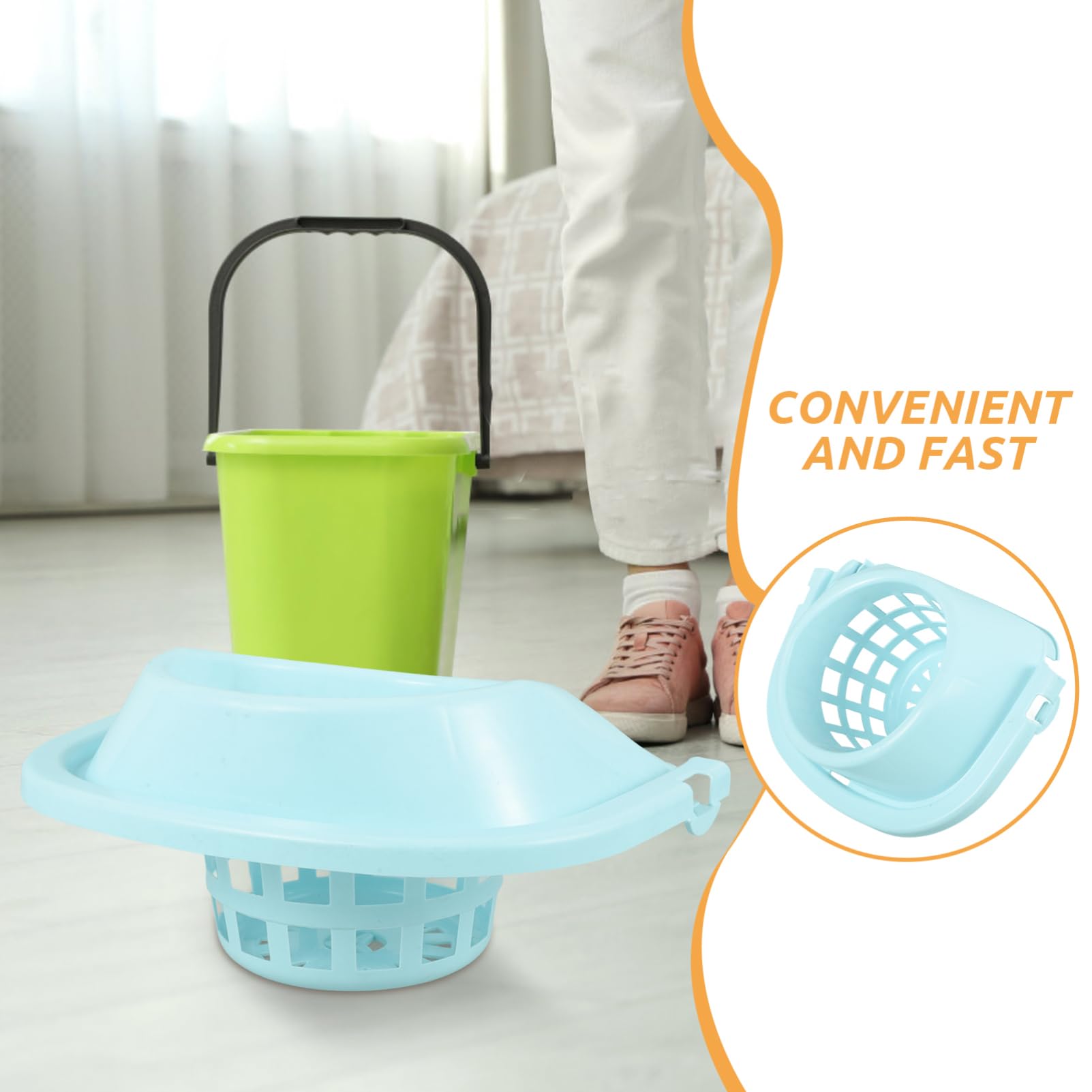 Plastic Mop Strainer Plastic Mop Bucket Basket With Drainage Holes - 8 ...