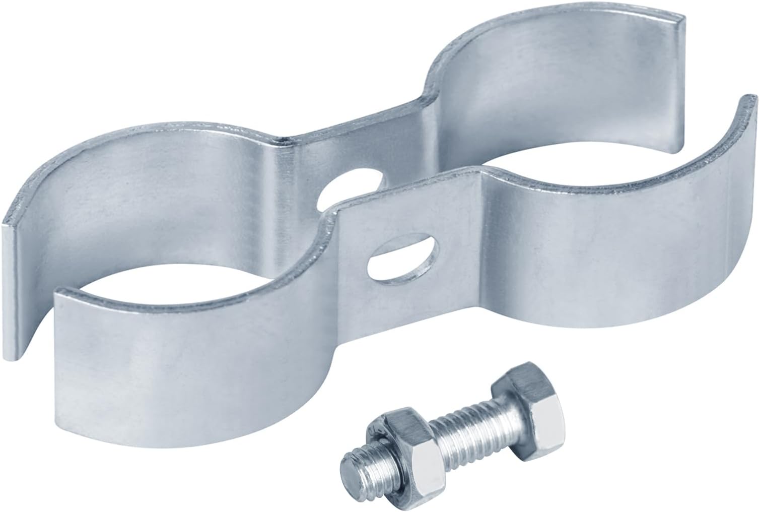 20 Sets Saddle Clamps Chain Link Fence Panel Kennel Clamps, Fits 1-3/8 ...