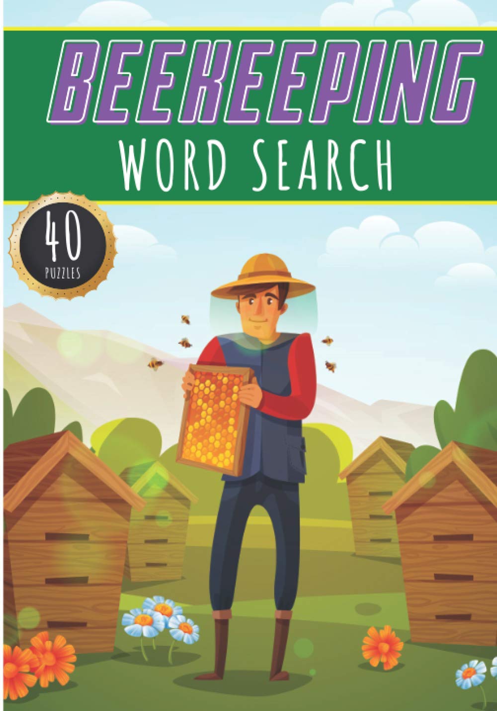 Beekeeping Word Search: Beekeeper Word Search Book for Bee Keeper | 40 ...