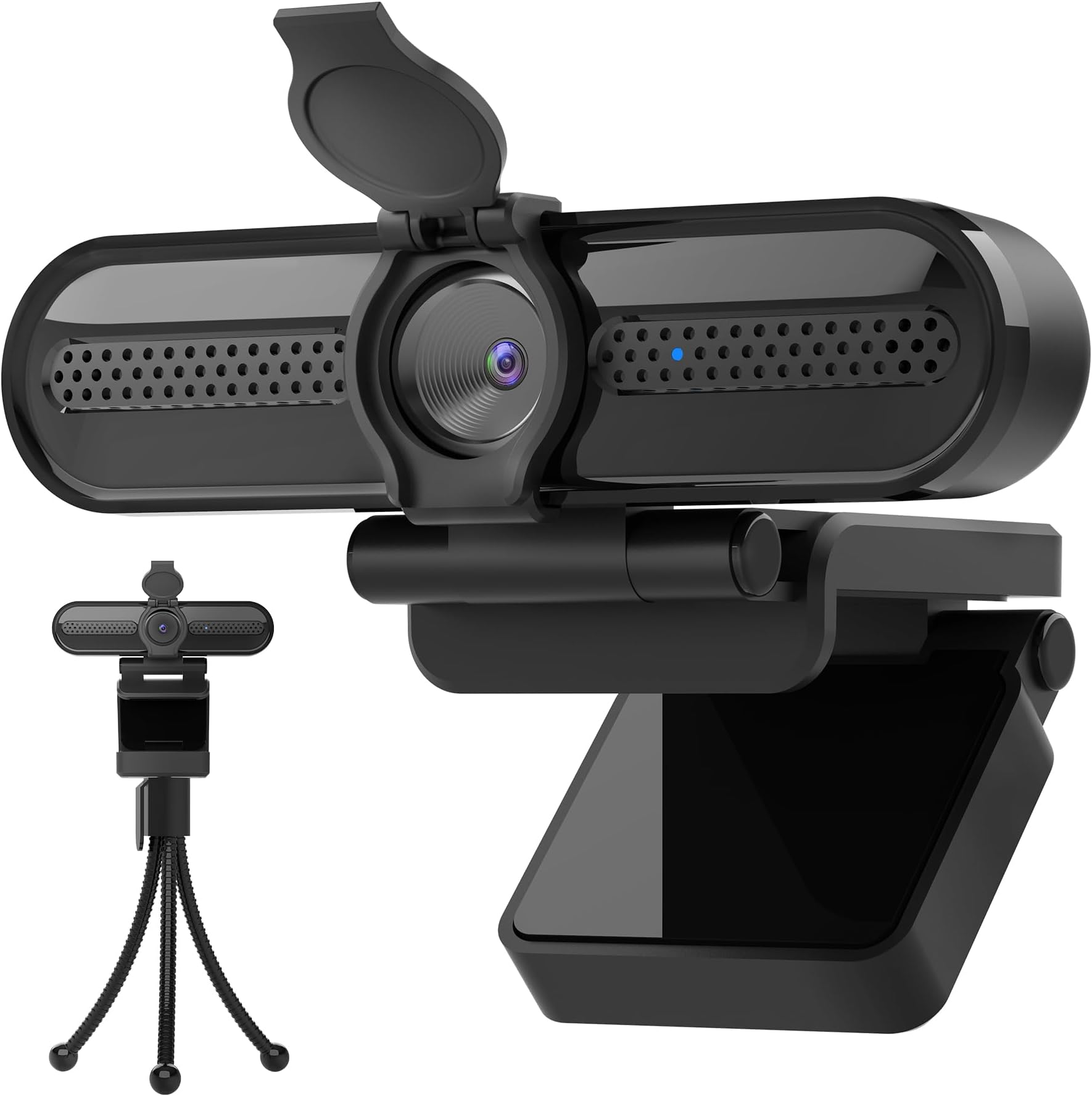 2k Webcam Fhd Streaming Camera With 2k30fps 1080p60fps Auto Focus Dual Noise Cancelling