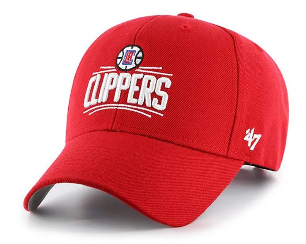 Snapklik.com : Los Angeles Clippers MVP Hat Structured Adjustable Cap Red