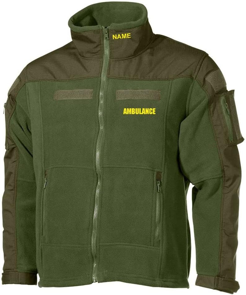 Copytec Ambulance Combat Fleece Jacket Embroidered Paramedic Emergency ...